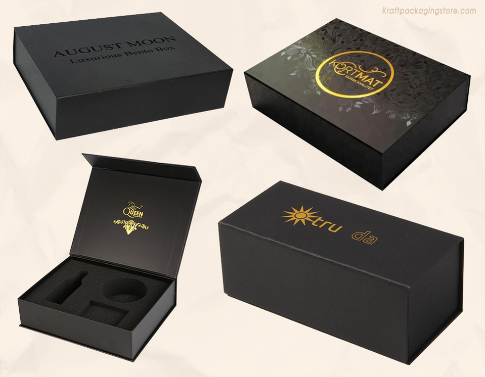 Custom Rigid Setup Magnetic Boxes with Filp Top Lid Closure